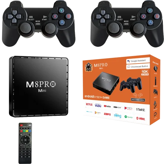 Game pad Wireless Box TV Stick 10K M8PRO